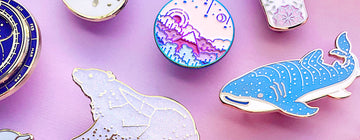 Prehistoric Timeline Basilosaurus Enamel Pin – Alum and Ink