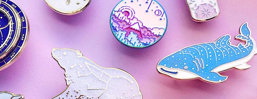 Prehistoric Timeline Basilosaurus Enamel Pin – Alum and Ink