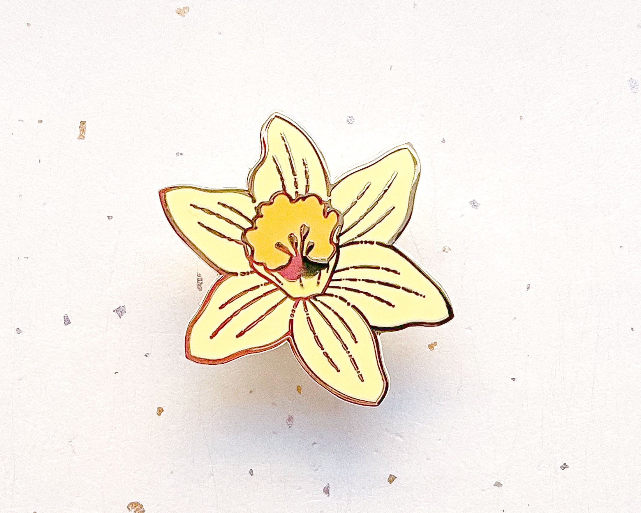 Daffodil Enamel Pin – Alum and Ink