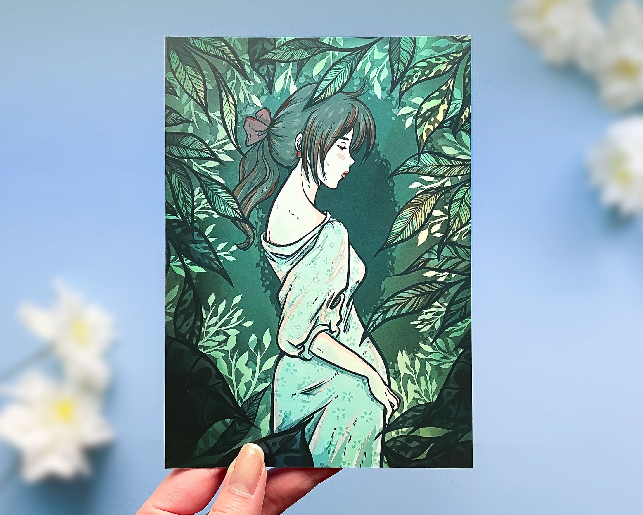 Among the Leaves Art Print – Alum and Ink