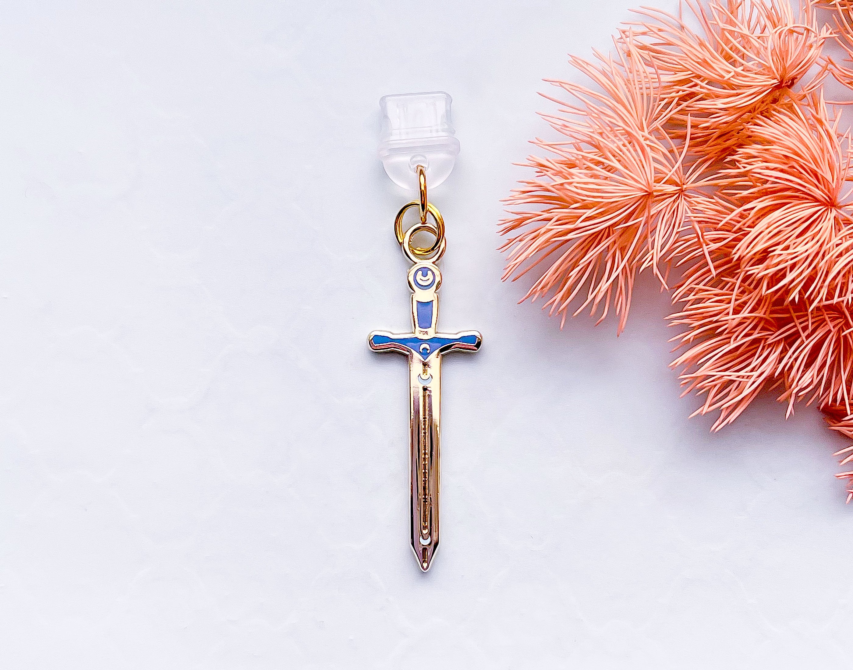 Lunar Sword Dust Plug Charm – Alum and Ink