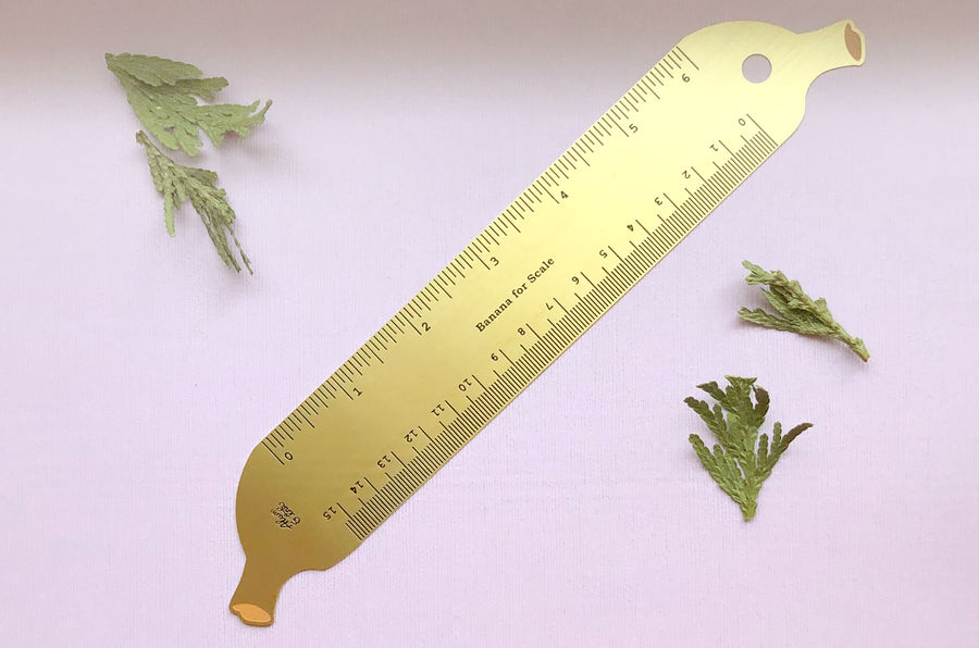 Banana for Scale Ruler – Alum and Ink