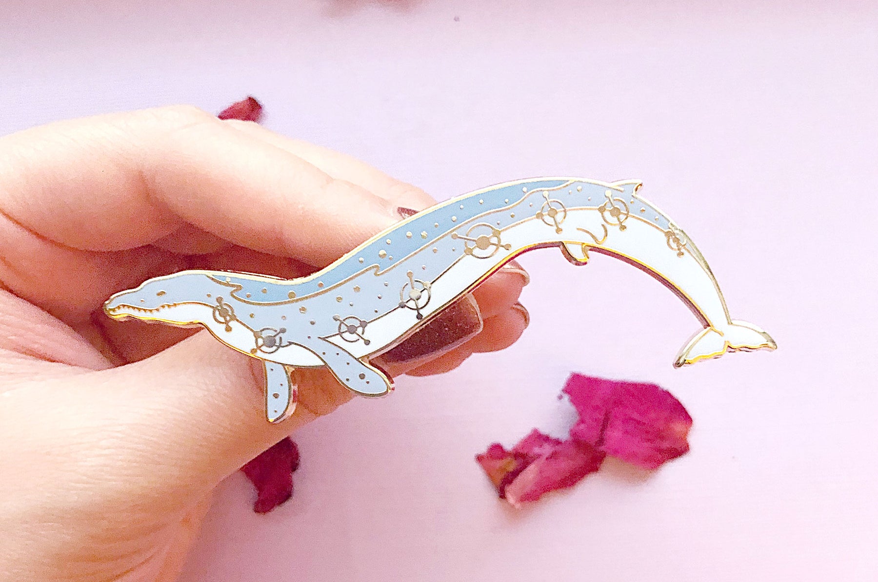 Prehistoric Timeline Basilosaurus Enamel Pin – Alum and Ink