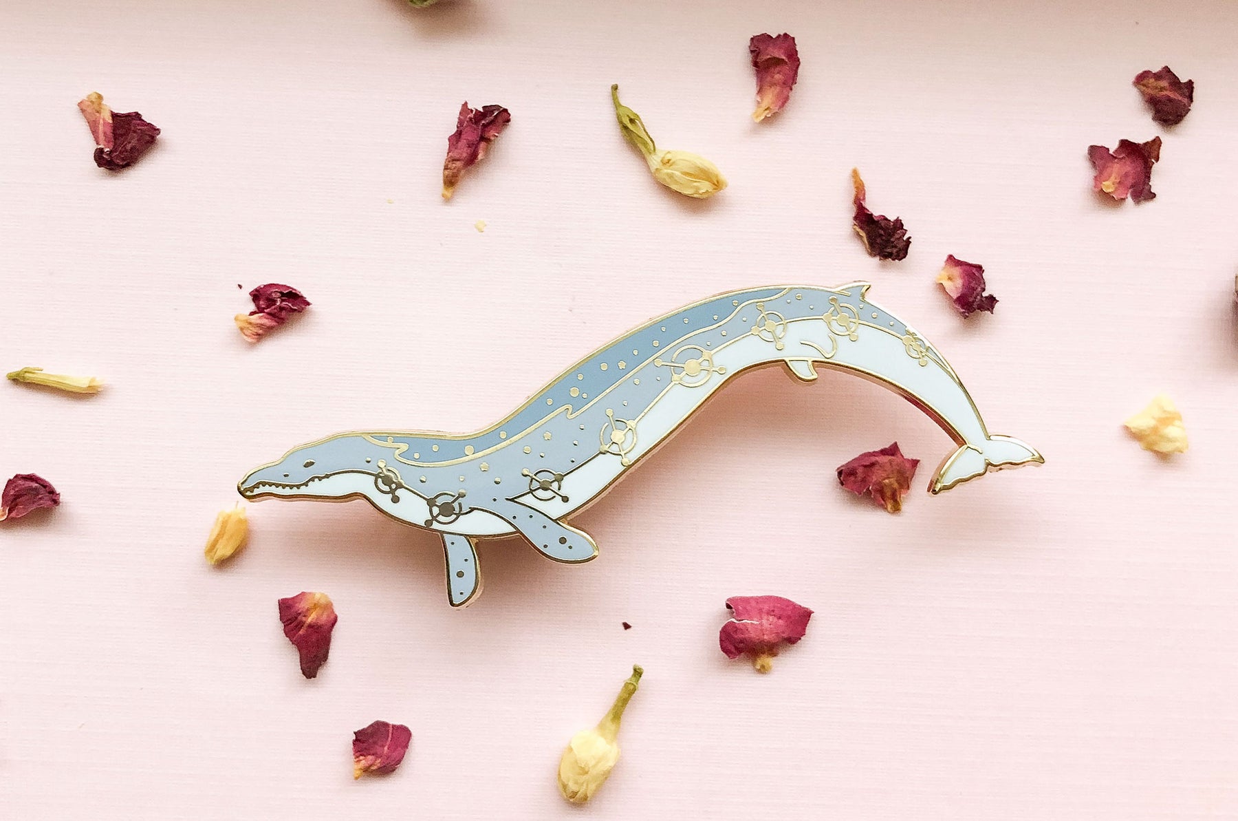 Prehistoric Timeline Basilosaurus Enamel Pin – Alum and Ink