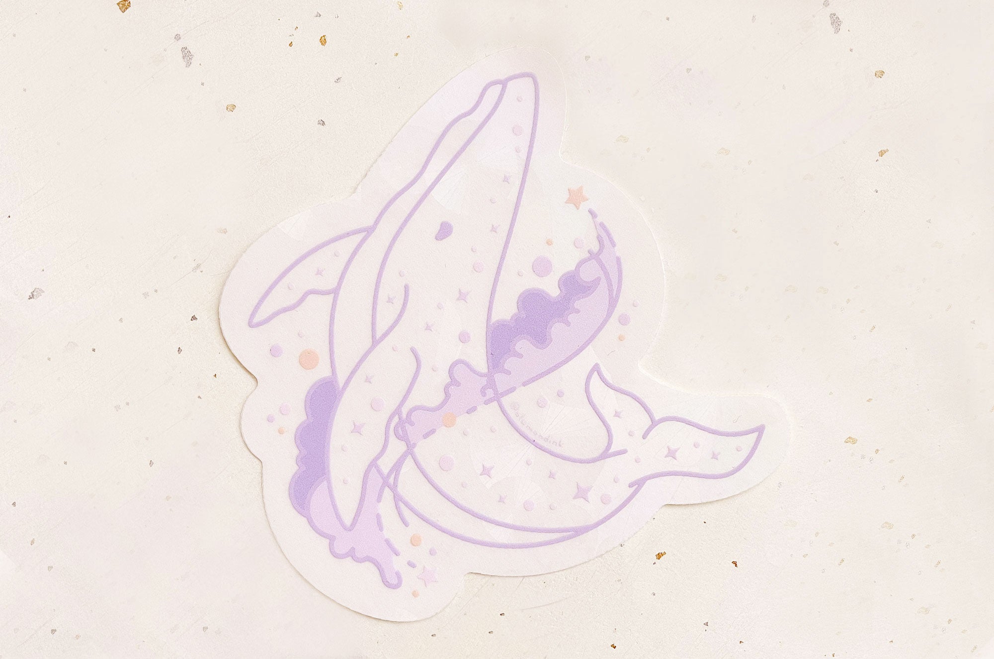 Breaching Whale Sun Catcher Window Decal Sticker – Alum and Ink