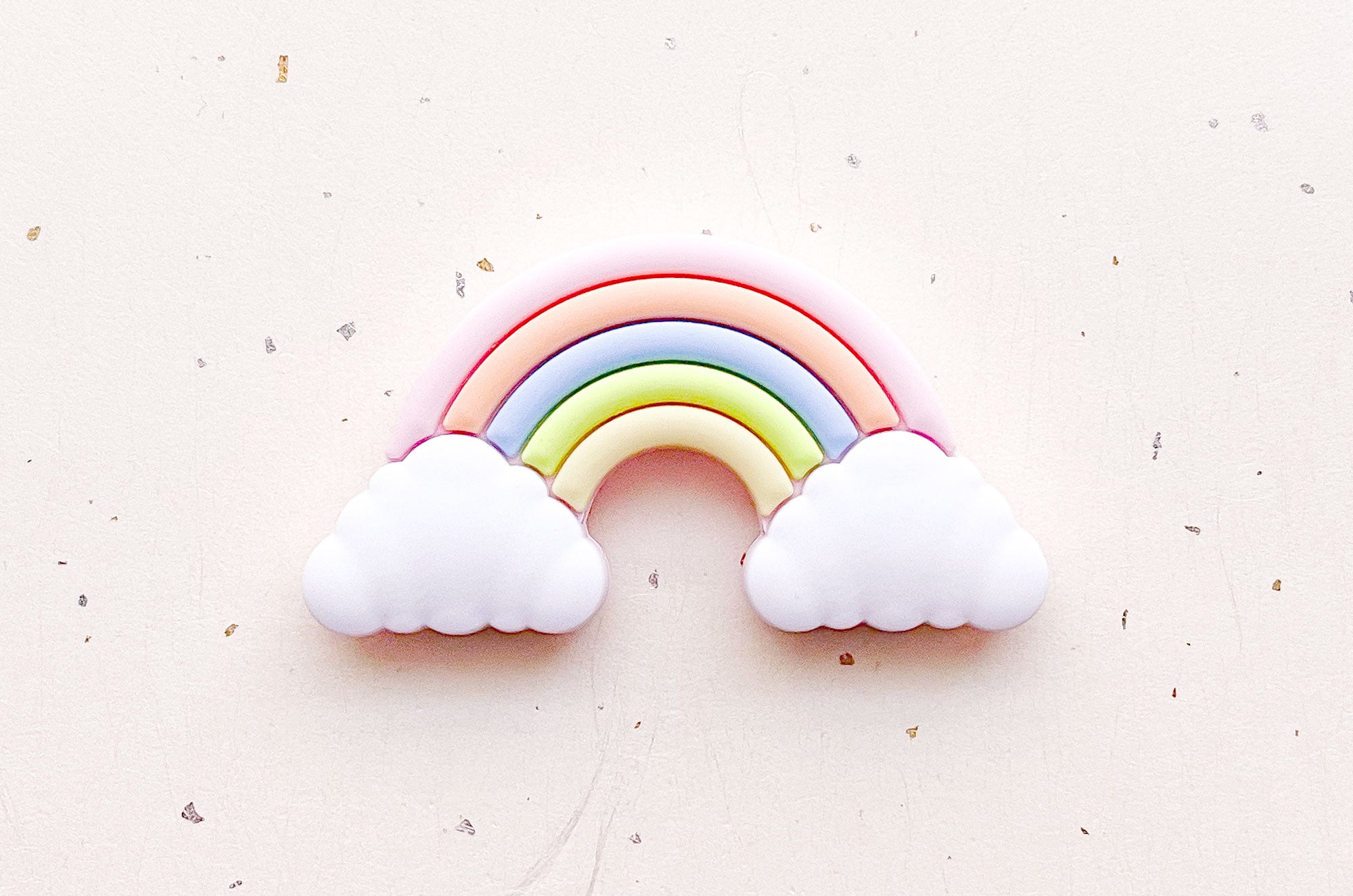 Pastel Rainbow Magnet – Alum and Ink