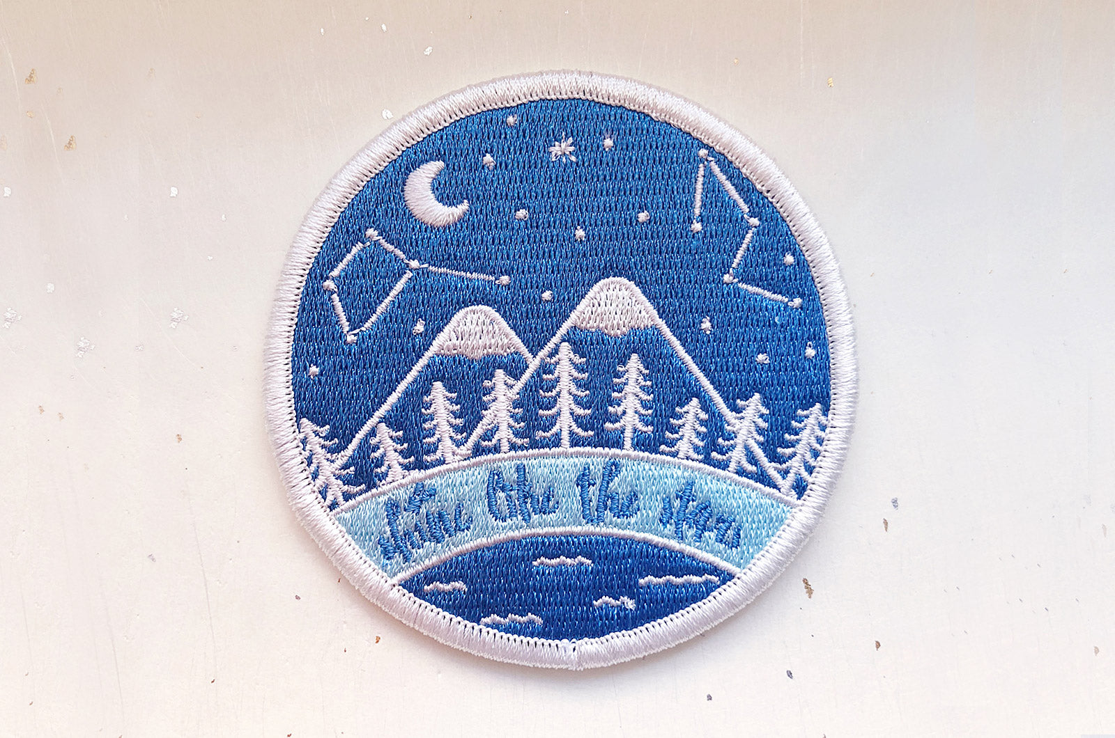 Starry Night Sky Embroidered Patch – Alum and Ink